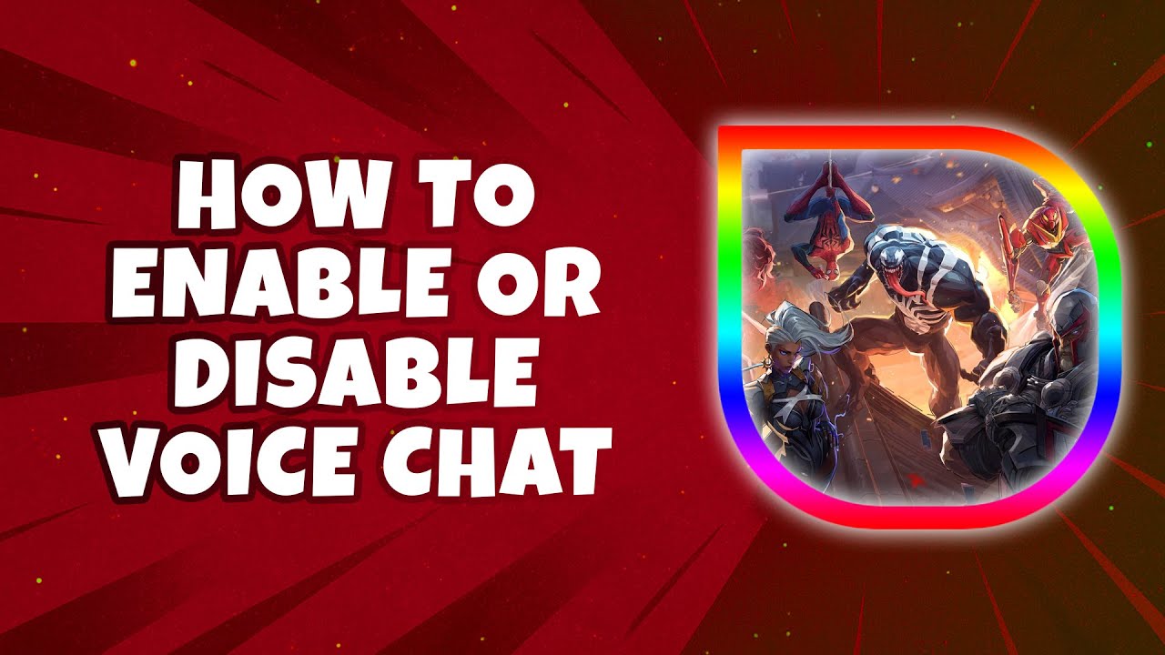How To EnableDisable Voice Chat In Marvel Rivals (Quick Guide) - YouTube