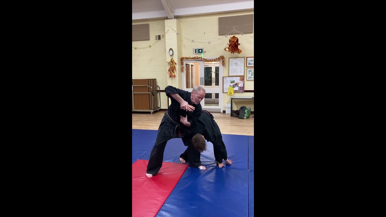 Sensie Fred demonstrates a Defence Against a Push & a Punch - YouTube