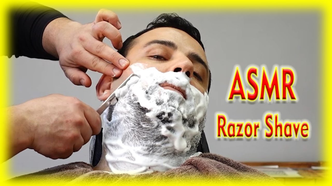 🤙 Asmr Relaxing Massage Barber Shop 💈 Hot Towel Razor Shave 🪒 Youtube