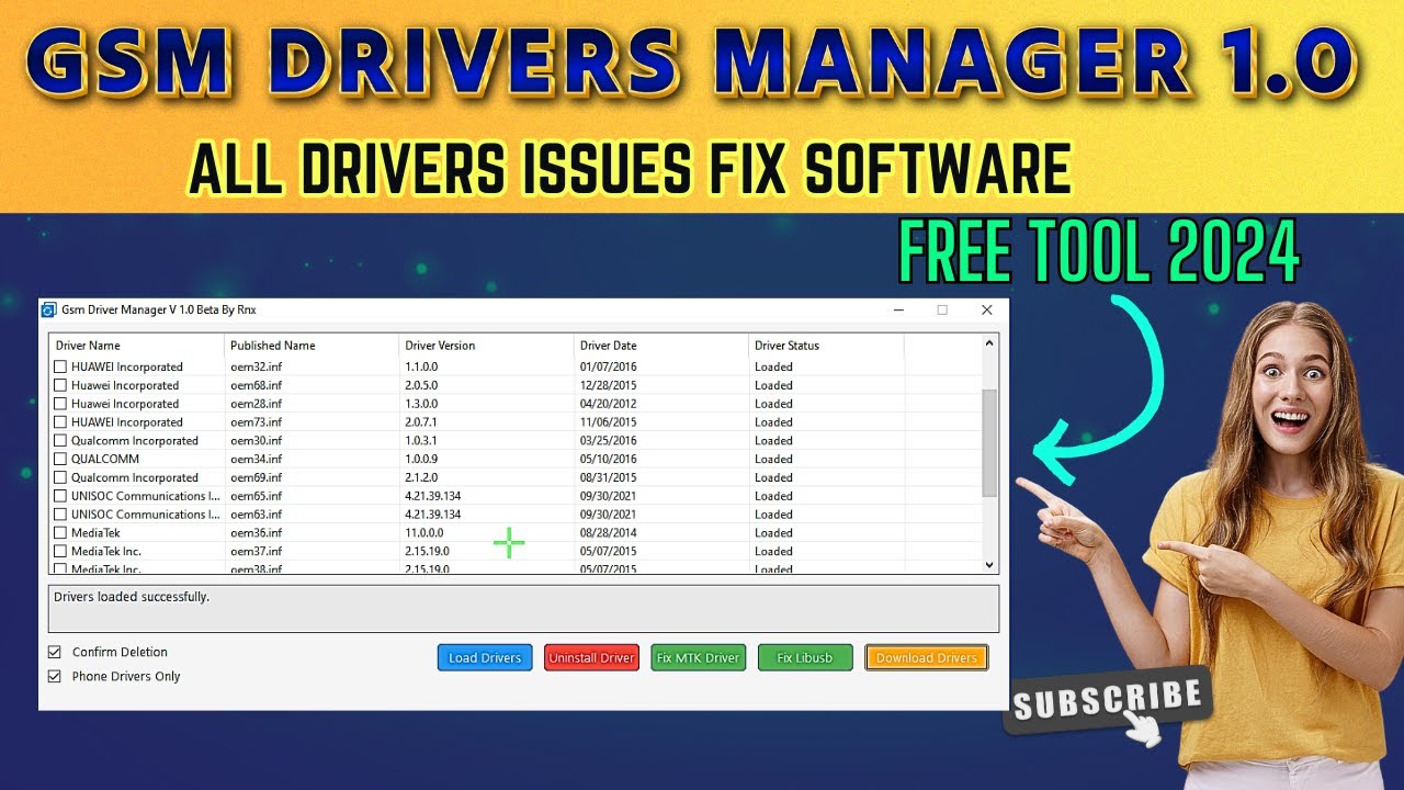 GSM Drivers Manager 1.0: Fix All Mobile Drivers In One Click - YouTube