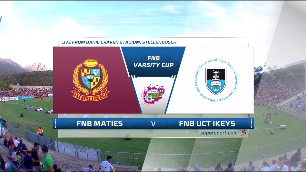 FNB Varsity Cup 2018 - Maties vs UCT IKEYS - YouTube