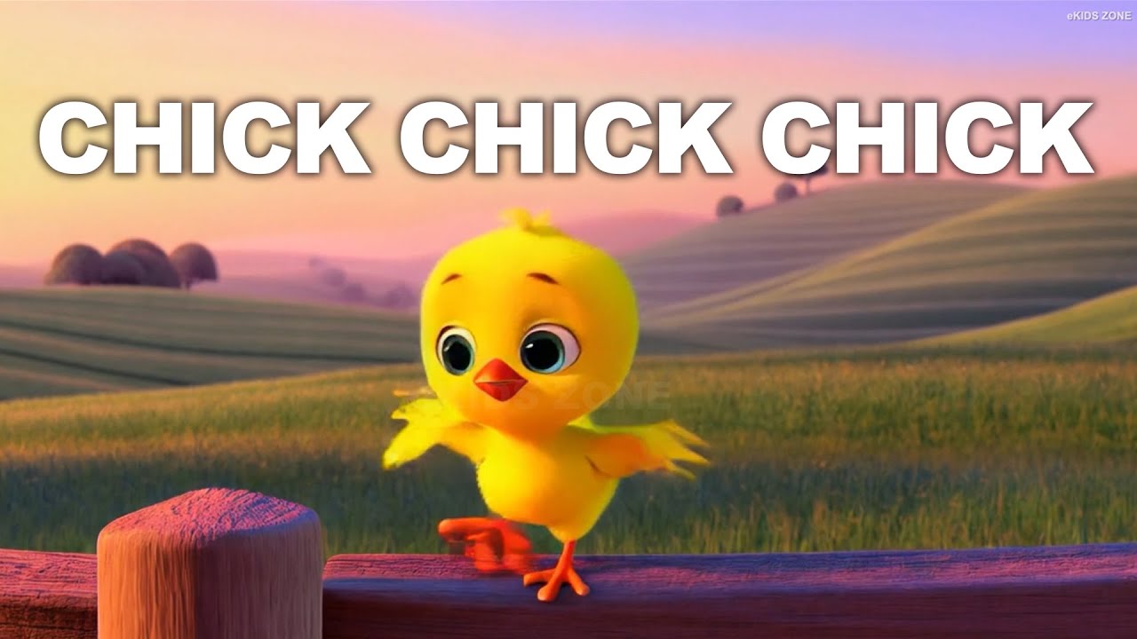 Chick Chick Chick - Fun Animal Song for Kids#kidsvideo #trending # ...