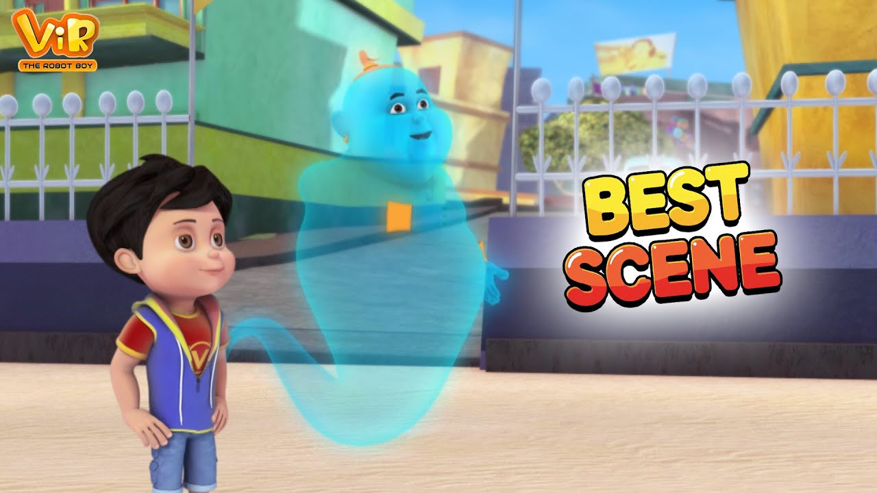 Vir The Robot Boy : Vir Ki Mew Bettry | Best Scenes | Robot Cartoon for ...