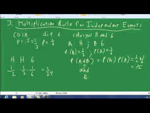 3. Multiplication Rule for Independent Events - YouTube