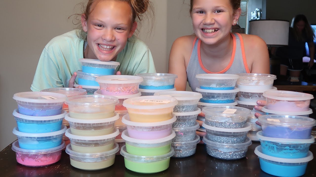 SLIME FACTORY UPDATE! 62 Batches of Slime in 24 Hours! - YouTube