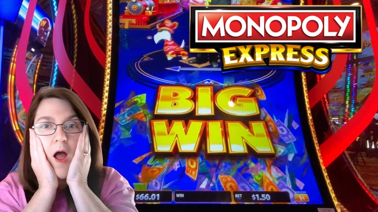 AMAZING Bonus On The New Monopoly Express Slot Machine! - YouTube
