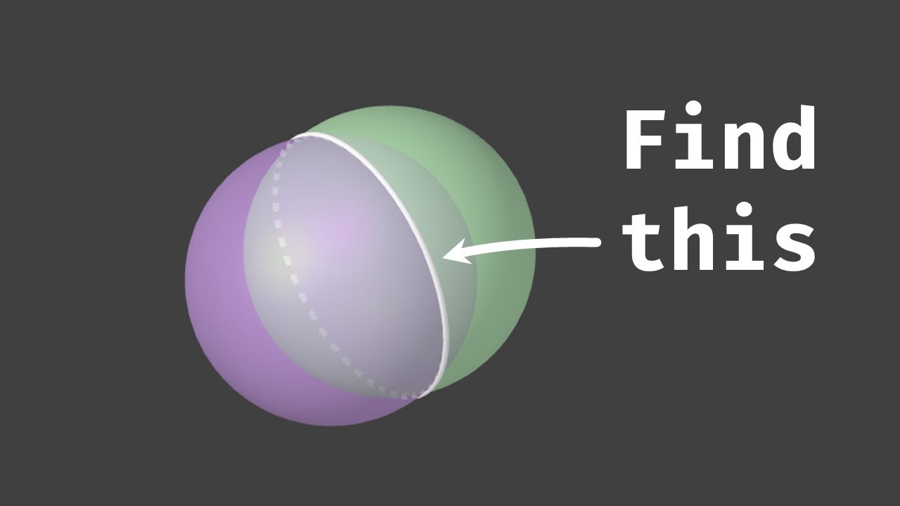 Vector Equation Of Curve Of Intersection Of Two Spheres YouTube vector-equation-of-curve-of-intersection-of-two-spheres-youtube