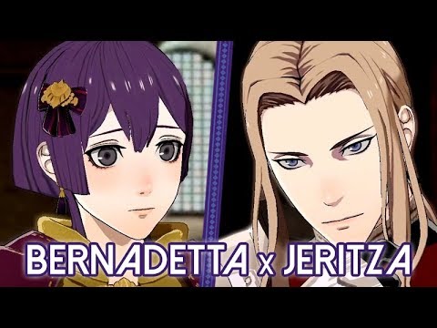 Fire Emblem: Three Houses ★ Bernadetta x Jeritza 【Support Conversations ...