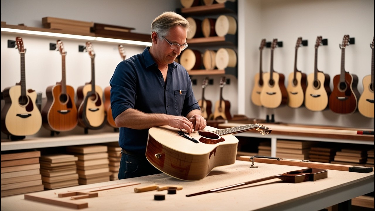 The Art of Crafting a Guitar: A Step-by-Step Journey - YouTube