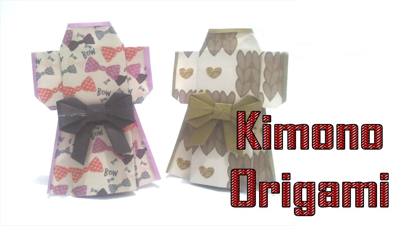 Kimono Origami - YouTube