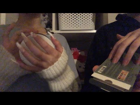 Asmr tapping and scratching on random objects (ft. My sister) 💖💁‍♀️ (lofi) - YouTube