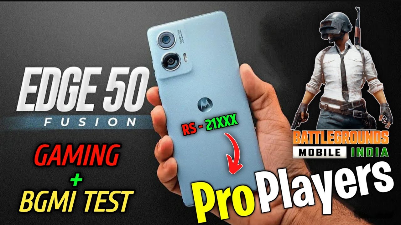 Moto 50 Fusion Gaming Test | Motorola Edge 50 Fusion Bgmi test ...