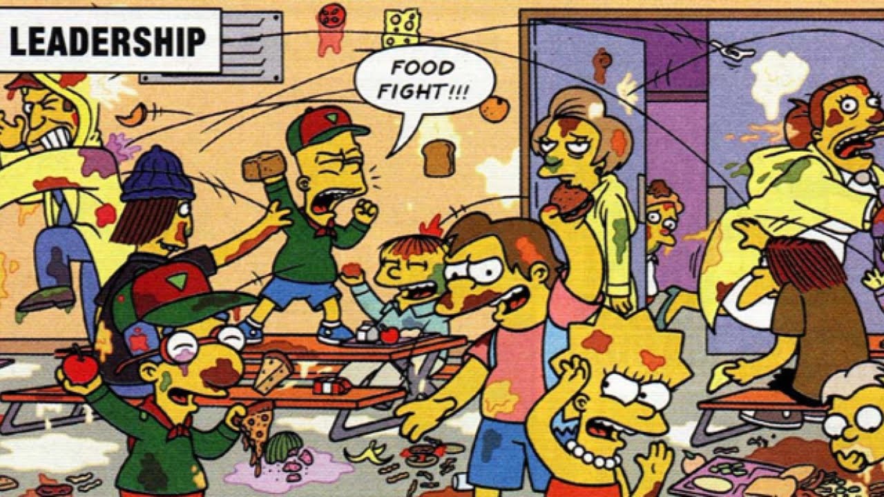 Bart Simpson comic 15 "Lisa Sax camp, Bart's demerit badge" # ...