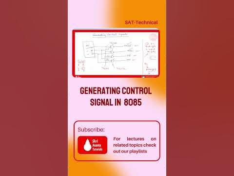 Generating Control Signals in 8085 Microprocessor #shorts #microprocessor #microprocessor8085 ...