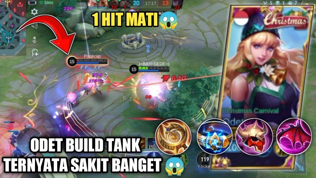 ODETTE BUILD TANK TERNYATA SAKIT BANGET 😱LAWAN PADA KETAR KETIR🤣 ITEM ...