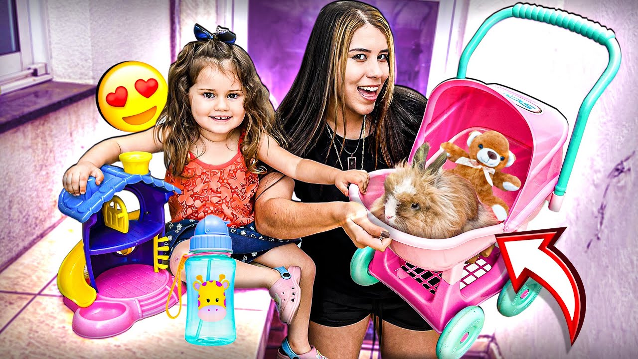 Eu E Minha IrmÃzinha Passamos O Dia Brincando Com O Coelho Youtube