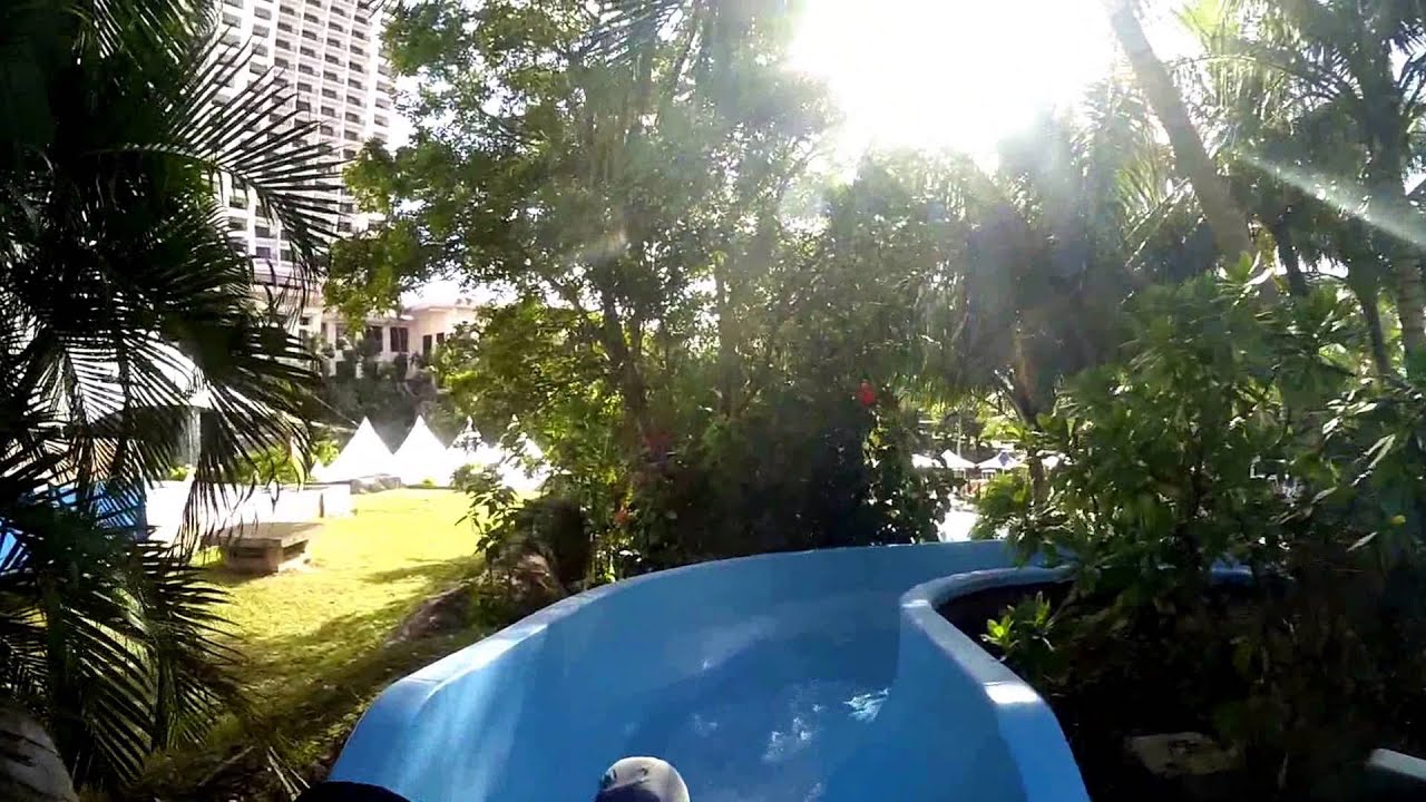 Guam PIC main pool 슬라이드 숏 앤 롱 - YouTube