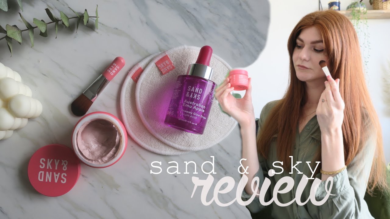 SAND & SKY Review | Australian Pink Clay Mask & Emu Apple Dreamy Glow ...