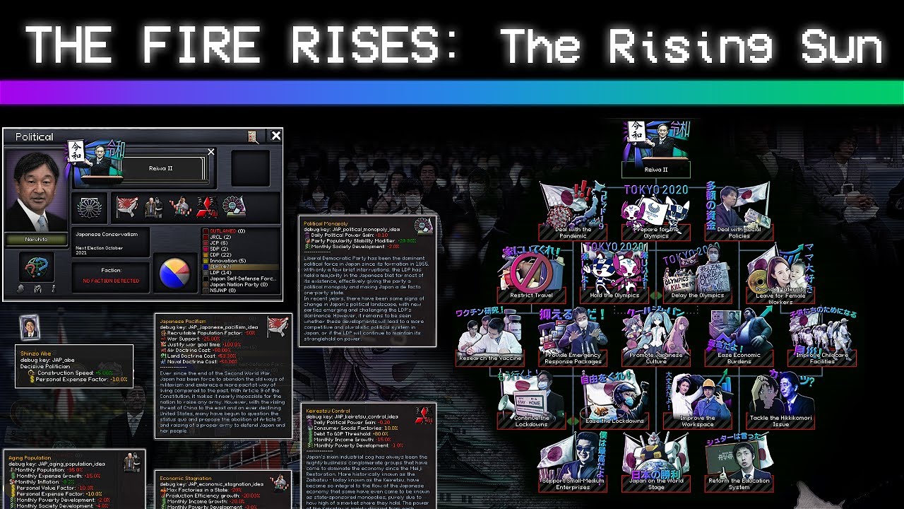 HOI4 TFR: Japan Teaser paths - YouTube