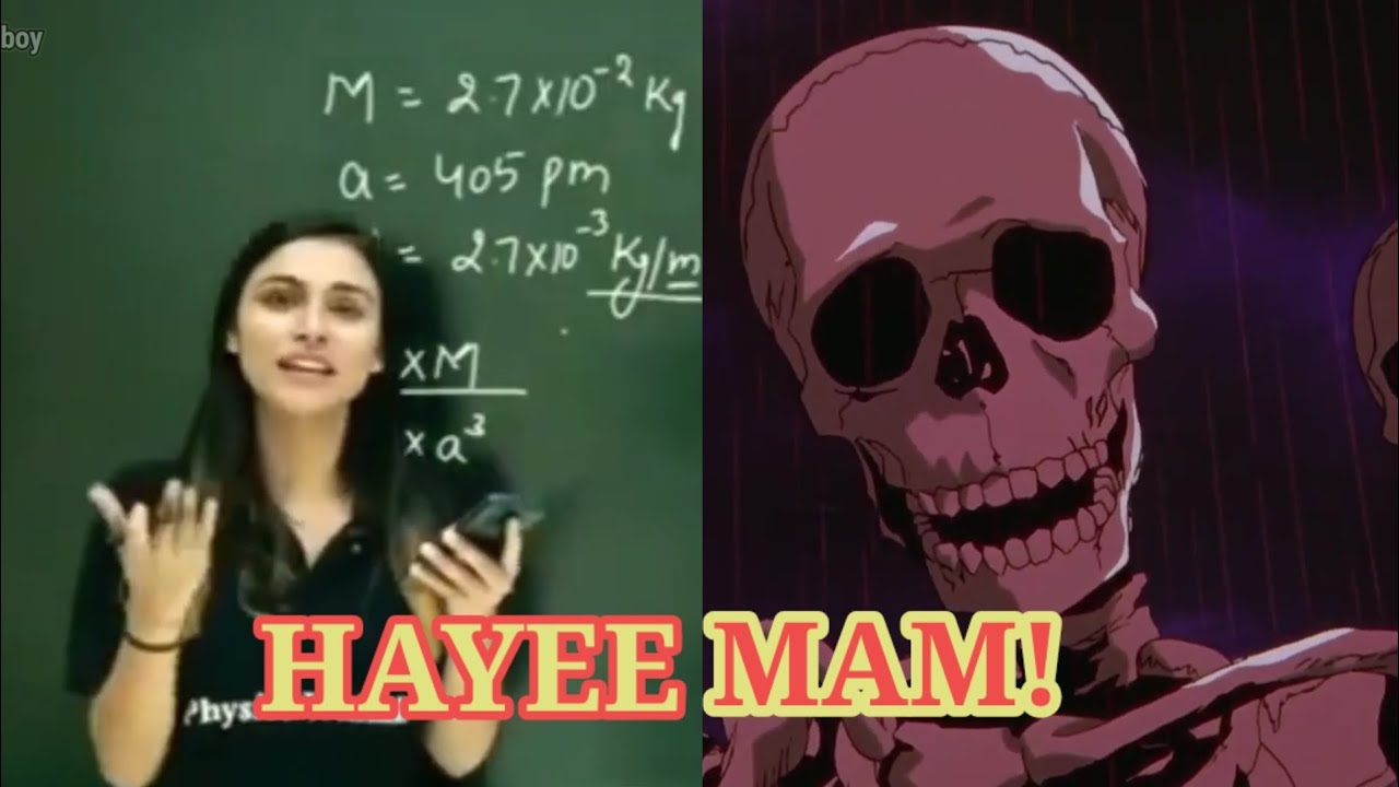 ANUSHKA MAM SKELETON MEME | BERSERK SKELETON | Indian Teachers MEMES ...
