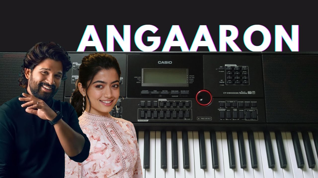 Angaaron (The Couple Song) on piano | Piano Cover | Instrumental Soham ...