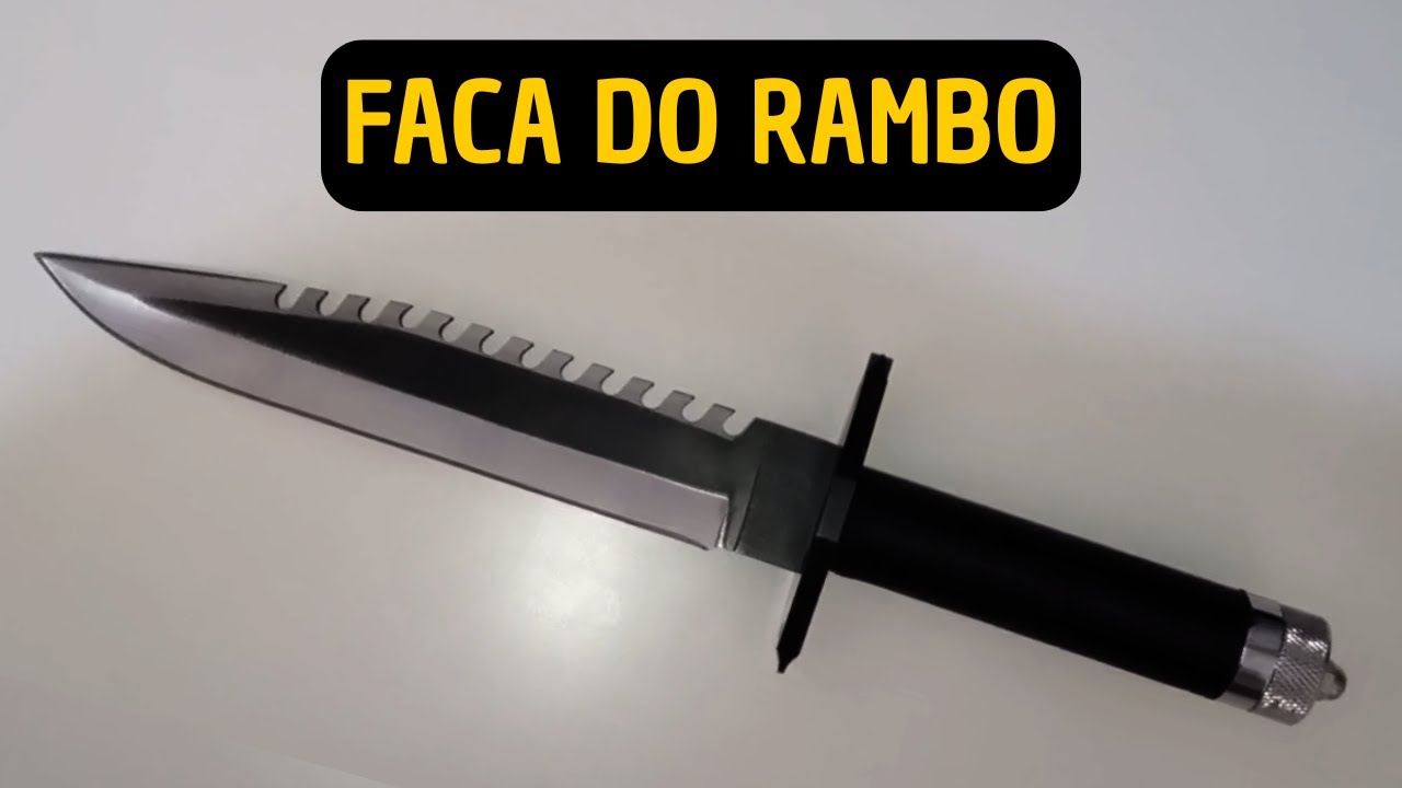 Faca do Rambo - A Famosa e Clássica Faca do Filme Rambo 2 - YouTube