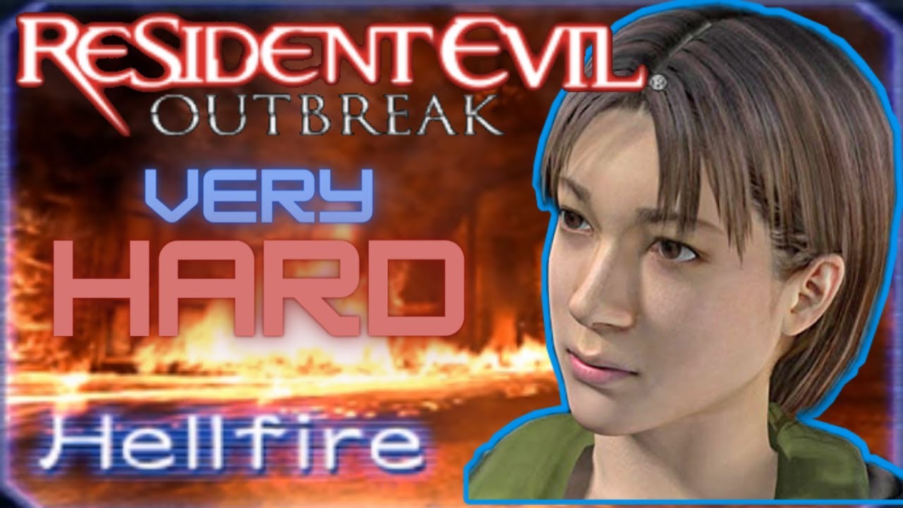 Resident Evil Outbreak File 1 Scenario Hell Fire on Very Hard CO-OP ...
