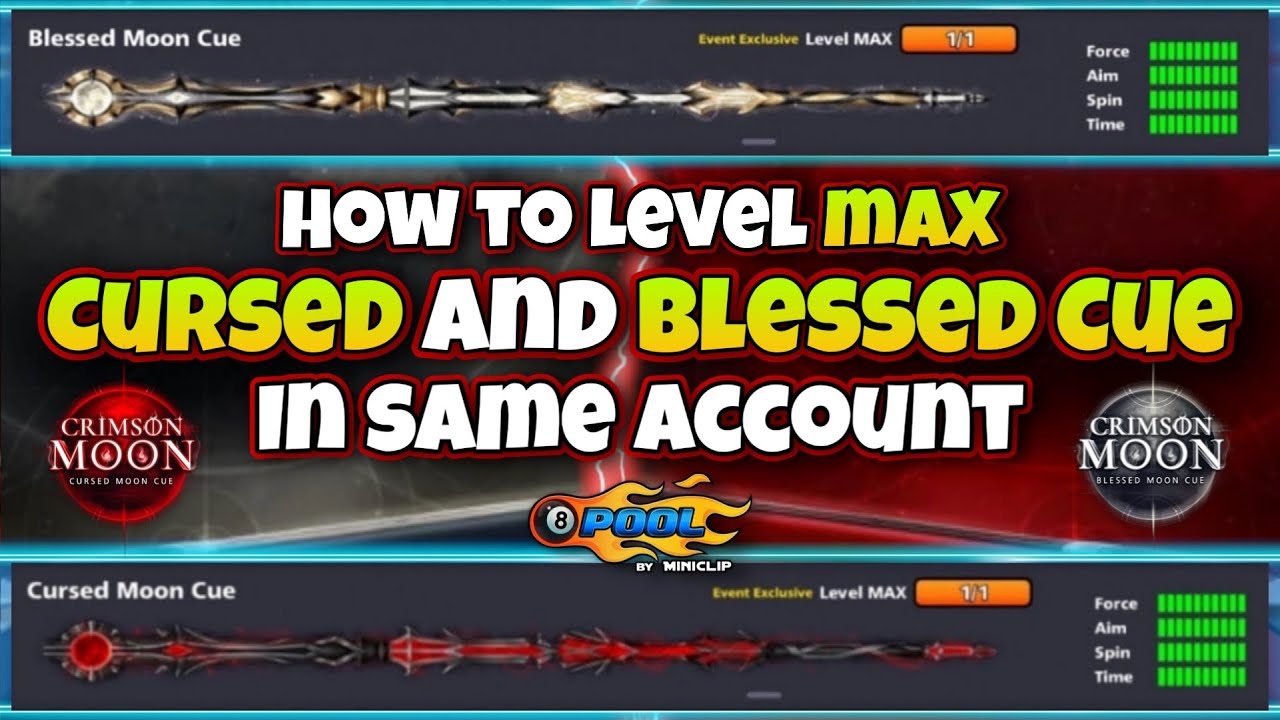 CURSED & BLESSED CUE LEVEL MAX IN SAME ACCOUNT || HOW TO LEVEL MAX BOTH ...