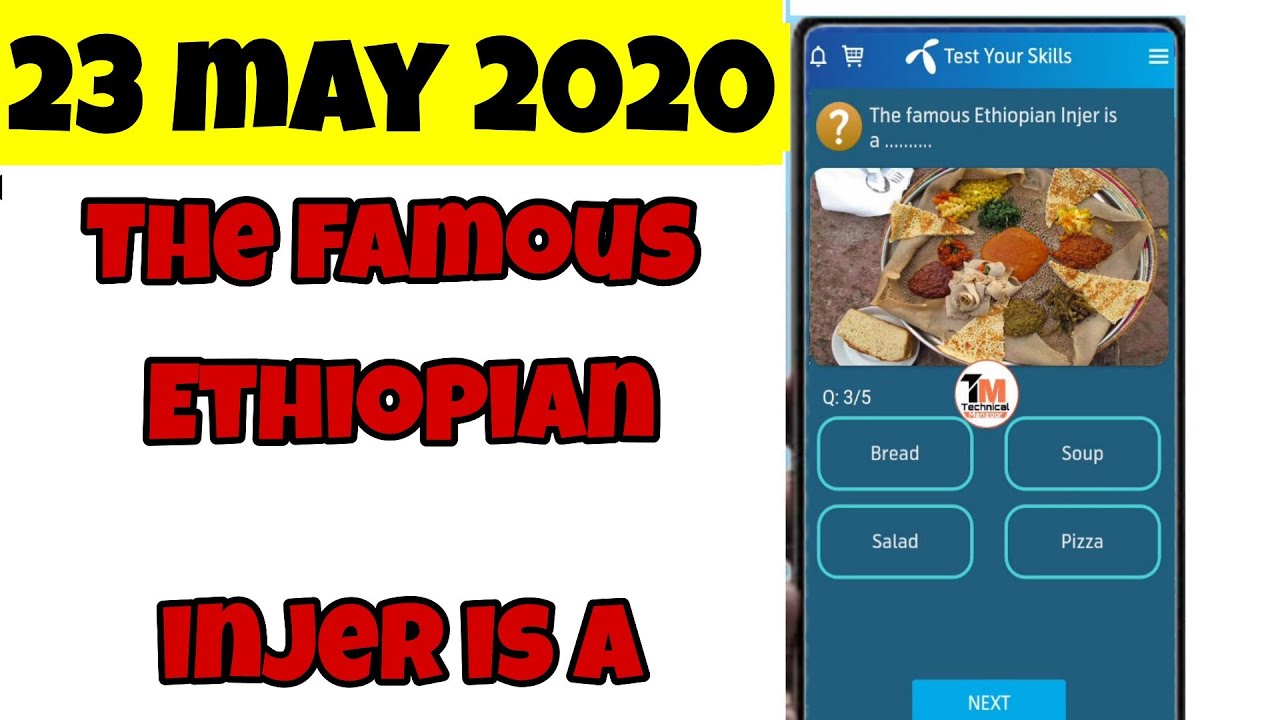 The famous Ethiopian injer is a? - YouTube