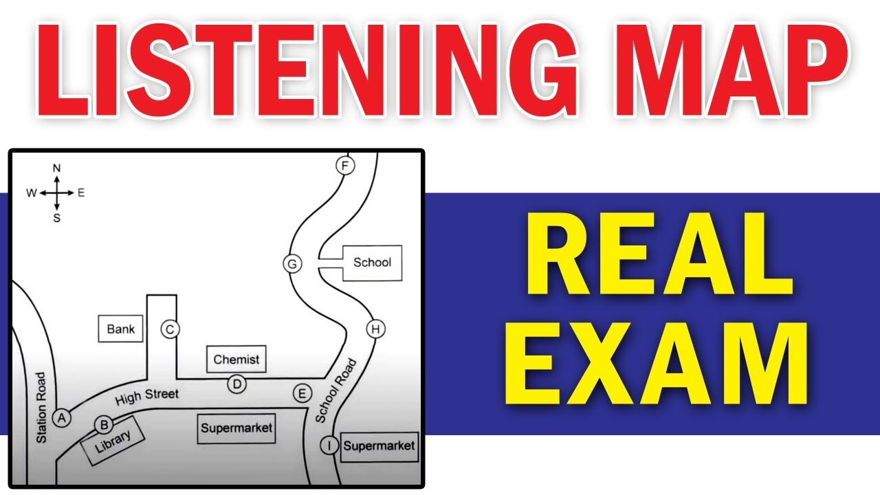 IELTS Listening: Mini Mock Test | Map with Subtitles! - YouTube