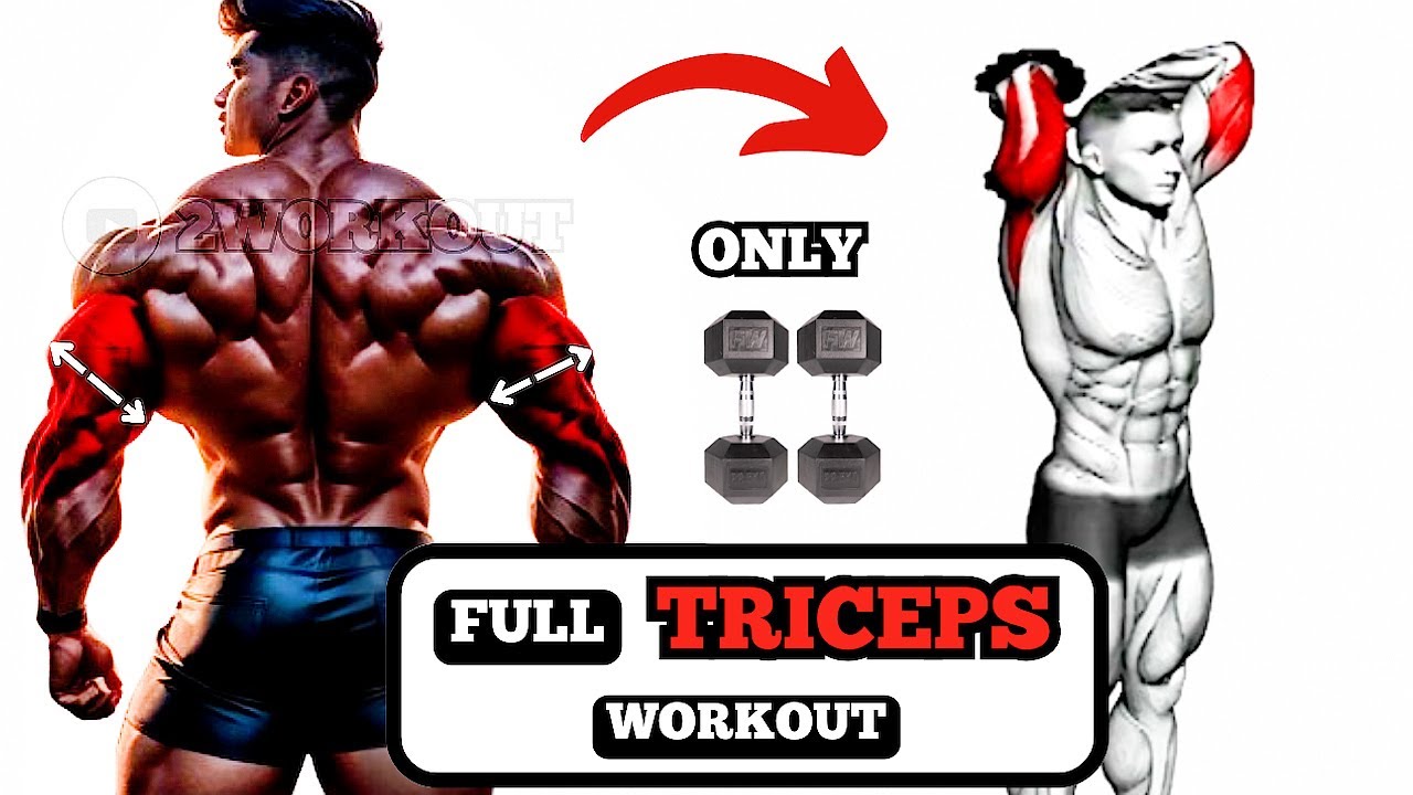 Dumbbell Only - Full Triceps Workout for Explosive Arm Growth - YouTube