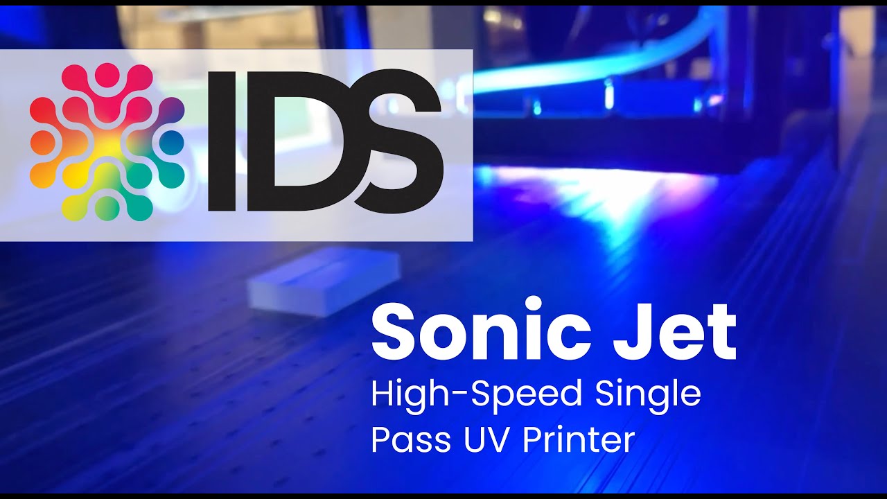 Sonic Jet: High-Speed Single Pass UV Printer by IDS - YouTube