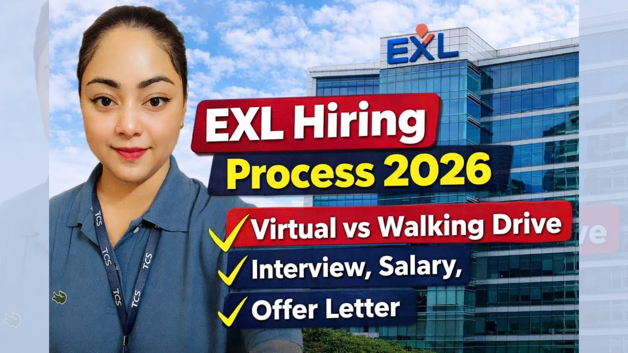 EXL Hiring Process 2026 | Virtual vs Walking Drive | Interview, Salary ...