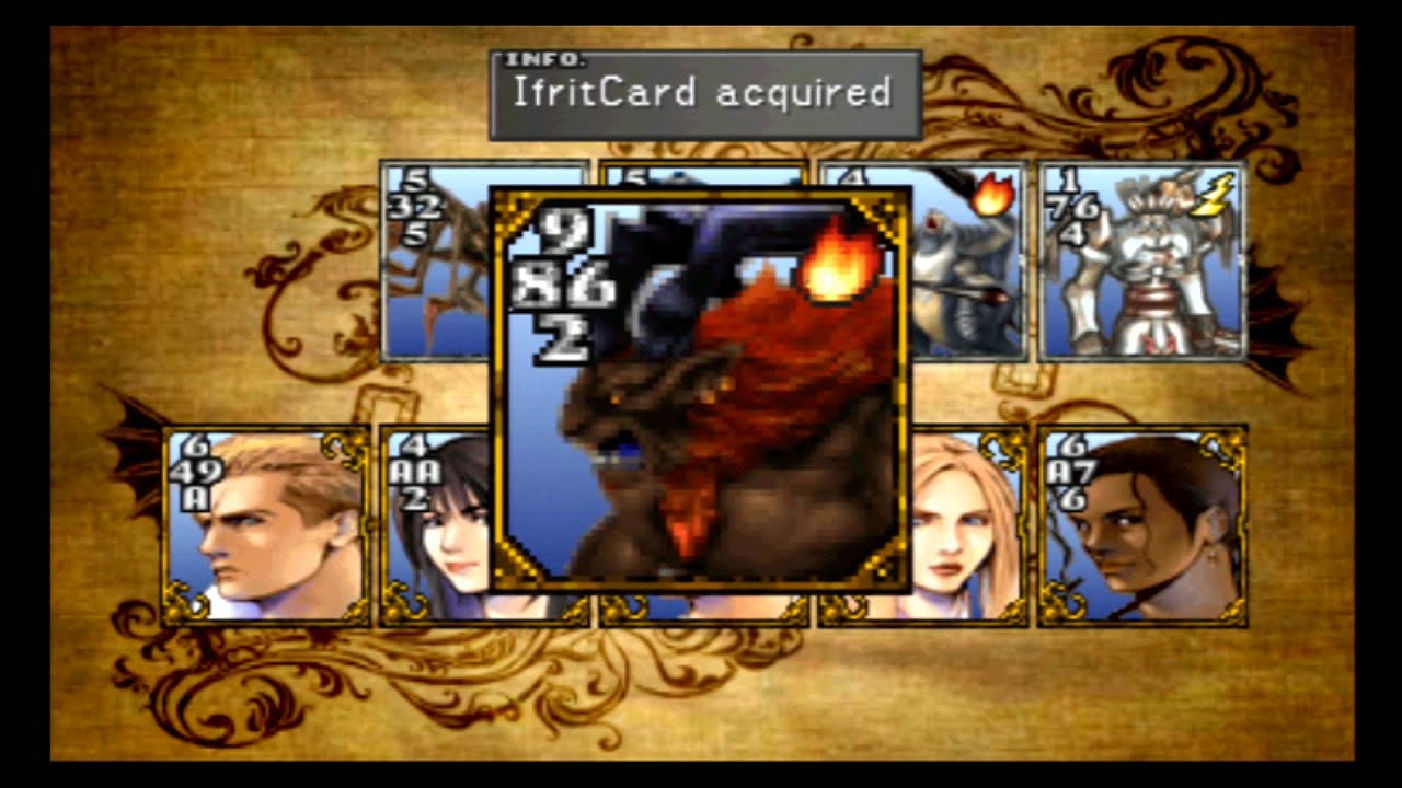 Final fantasy viii card game - glowbilla