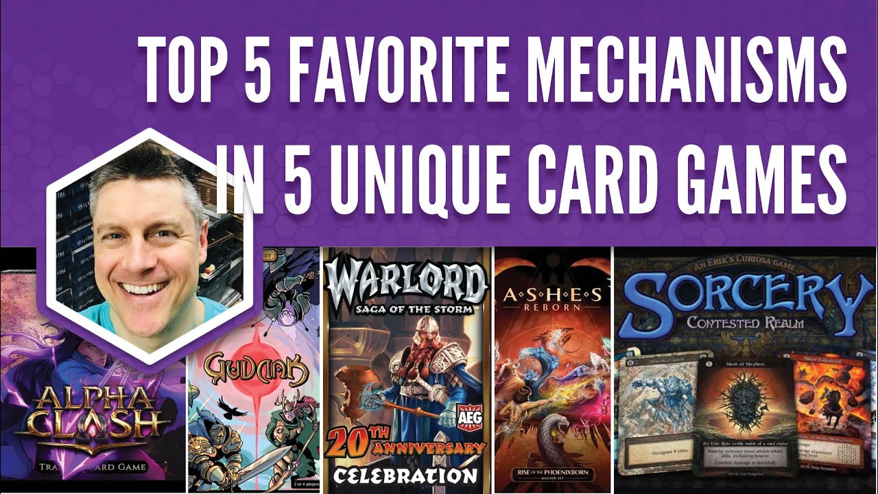 Top 5 Favorite Mechanisms in 5 Unique Card Games - YouTube