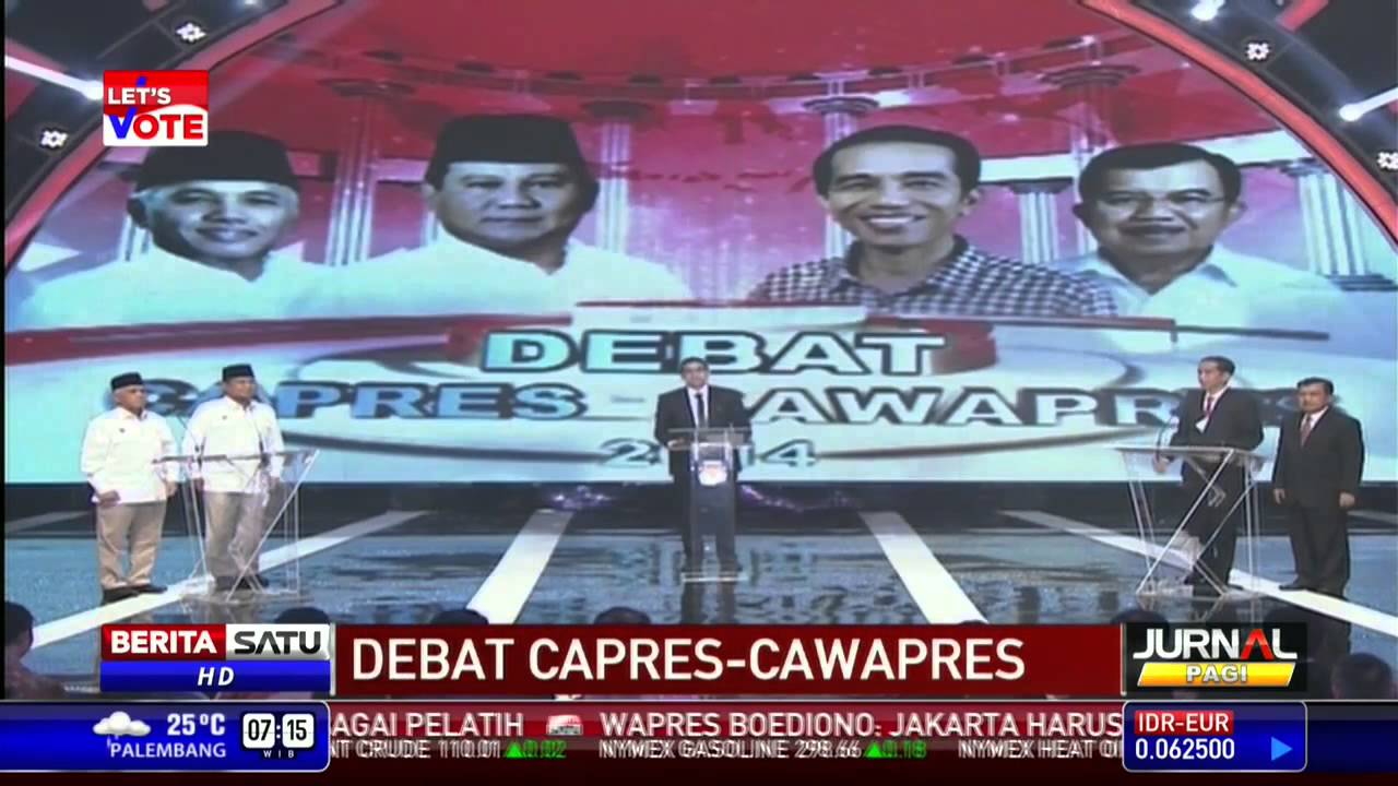 KPU Persilakan Masyarakat Menilai Hasil Debat Capres Cawapres - YouTube
