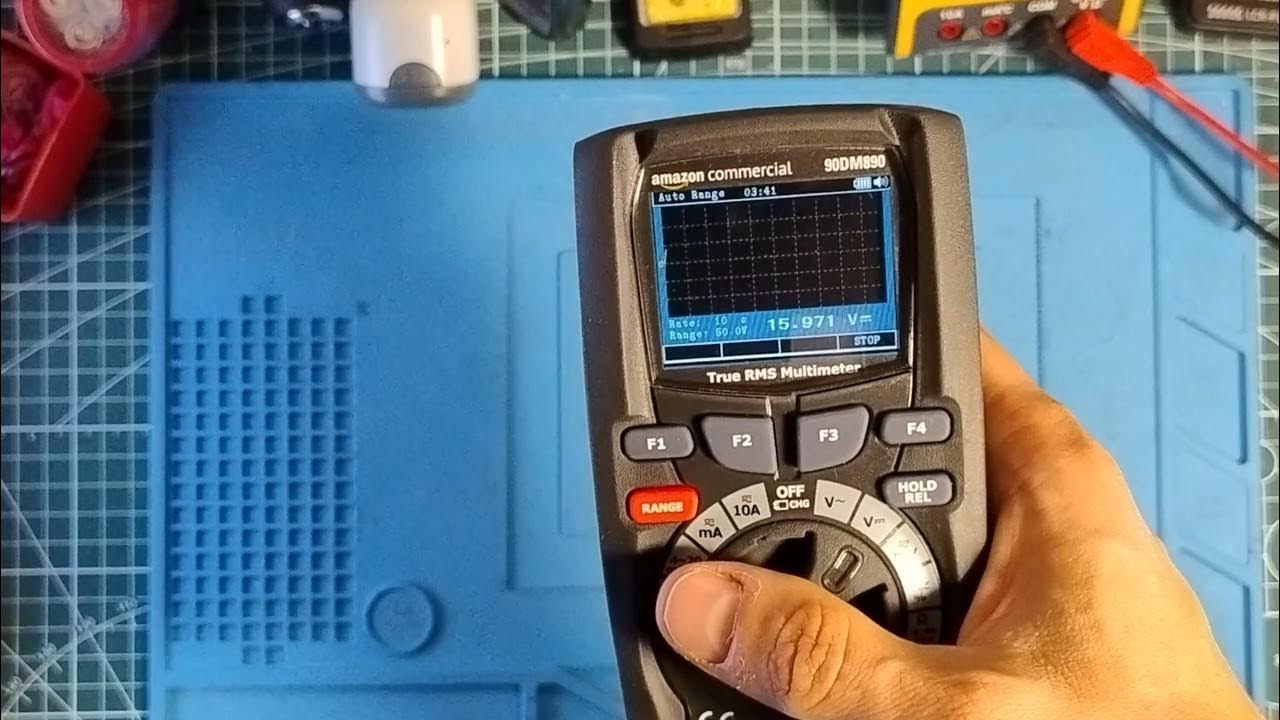 Amazon Commercial 90DM890 - zaawansowane funkcje multimetru, data logger - YouTube