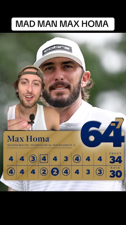 Max Homa shot a 64 at the PGA Championship! - YouTube