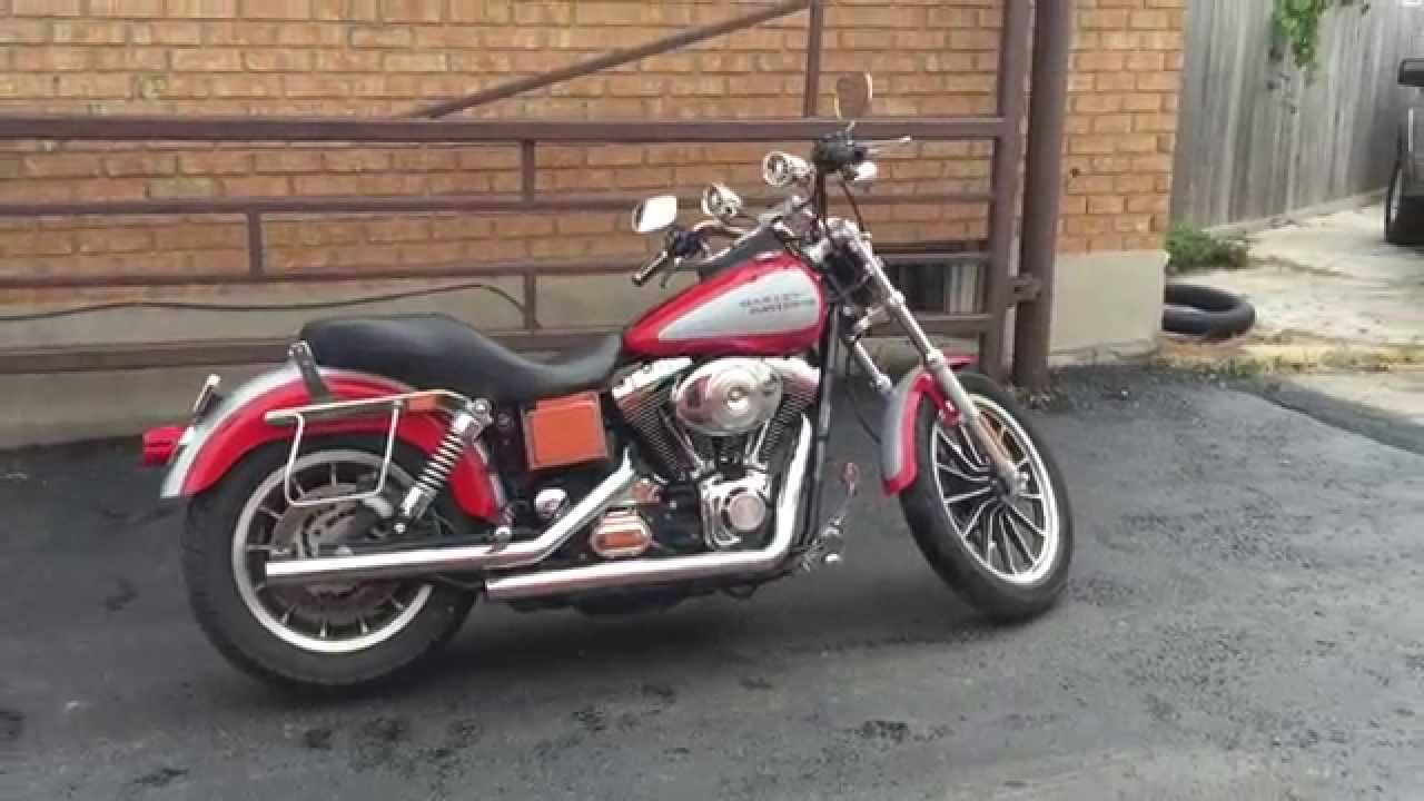 2002 Harley Dyna low rider*** VANCE AND HINES SHORT SHOTS - YouTube