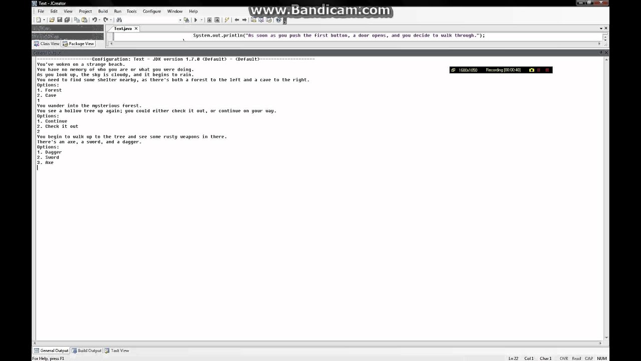 Untitled Text Game - YouTube
