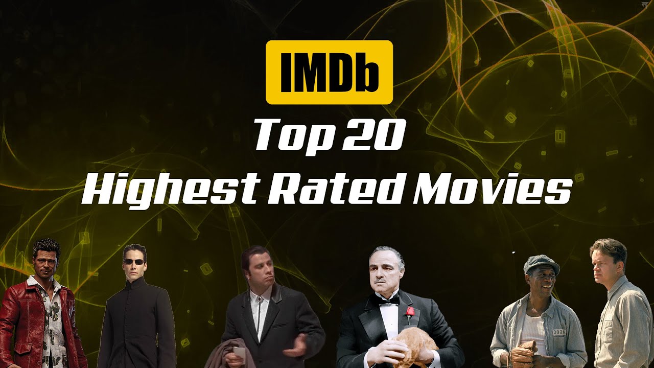 Top 20 Highest Rated Movies in IMDb - YouTube