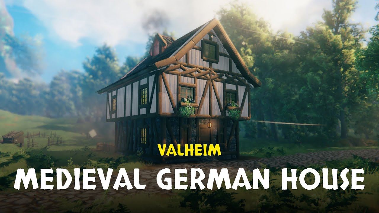 Valheim: Building Medieval German House [Timelapse] - YouTube