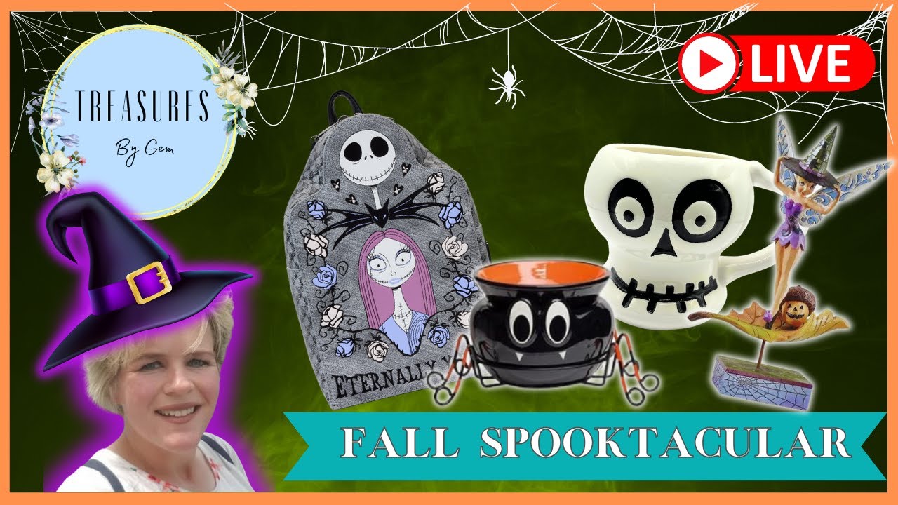 Treasures By Gem Fall Spooktacular LIVE SALE - YouTube