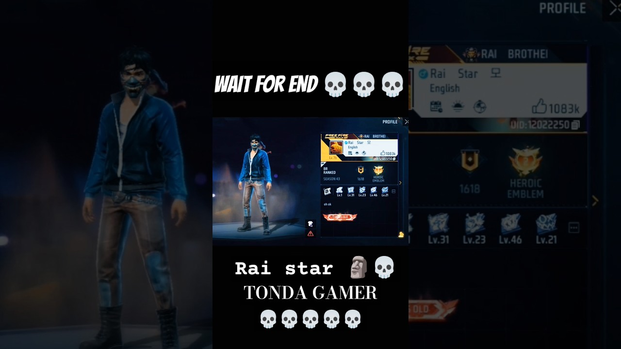 #TONDA GAMER 💀💀 #RAI STAR 🗿🗿🗿💀 - YouTube