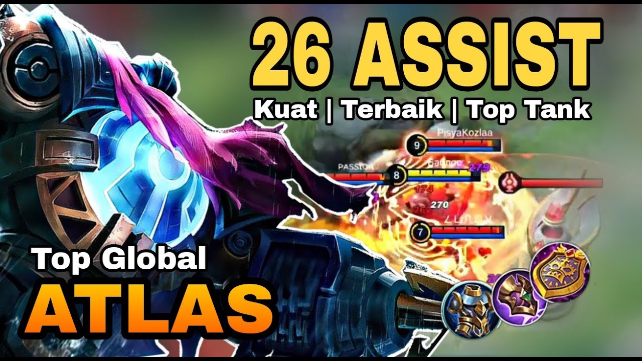Atlas best build build atlas atlas top 1 global Atlas mobile Legend ...