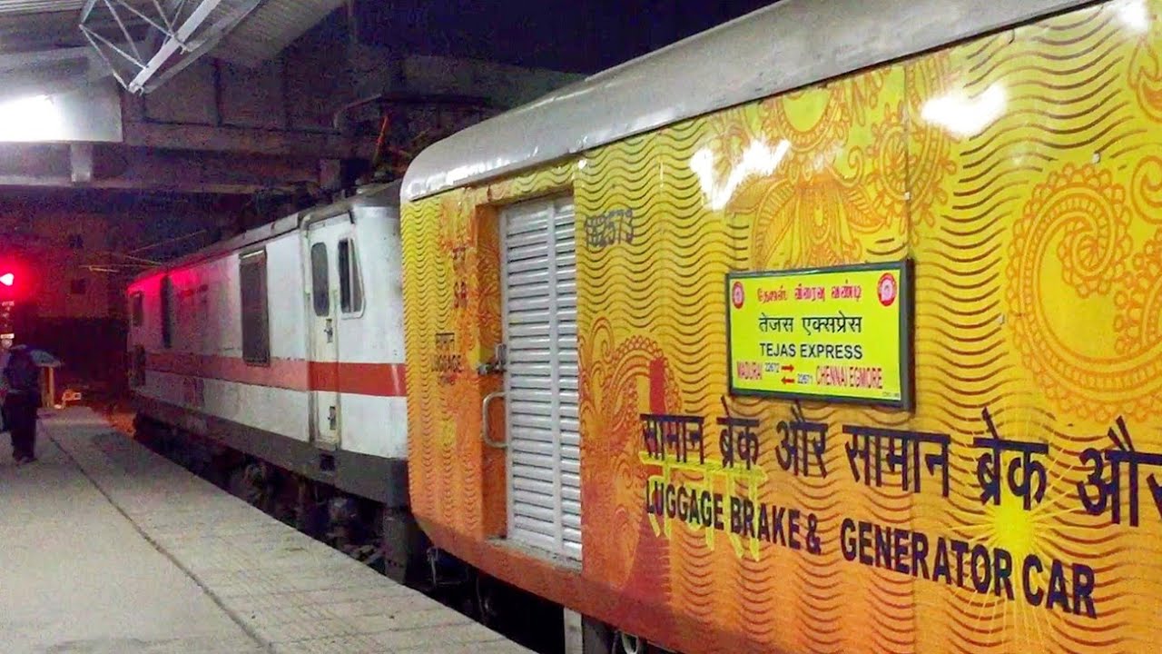 22671/Tejas Express Announcements at Chennai Egmore | Indian Railways ...