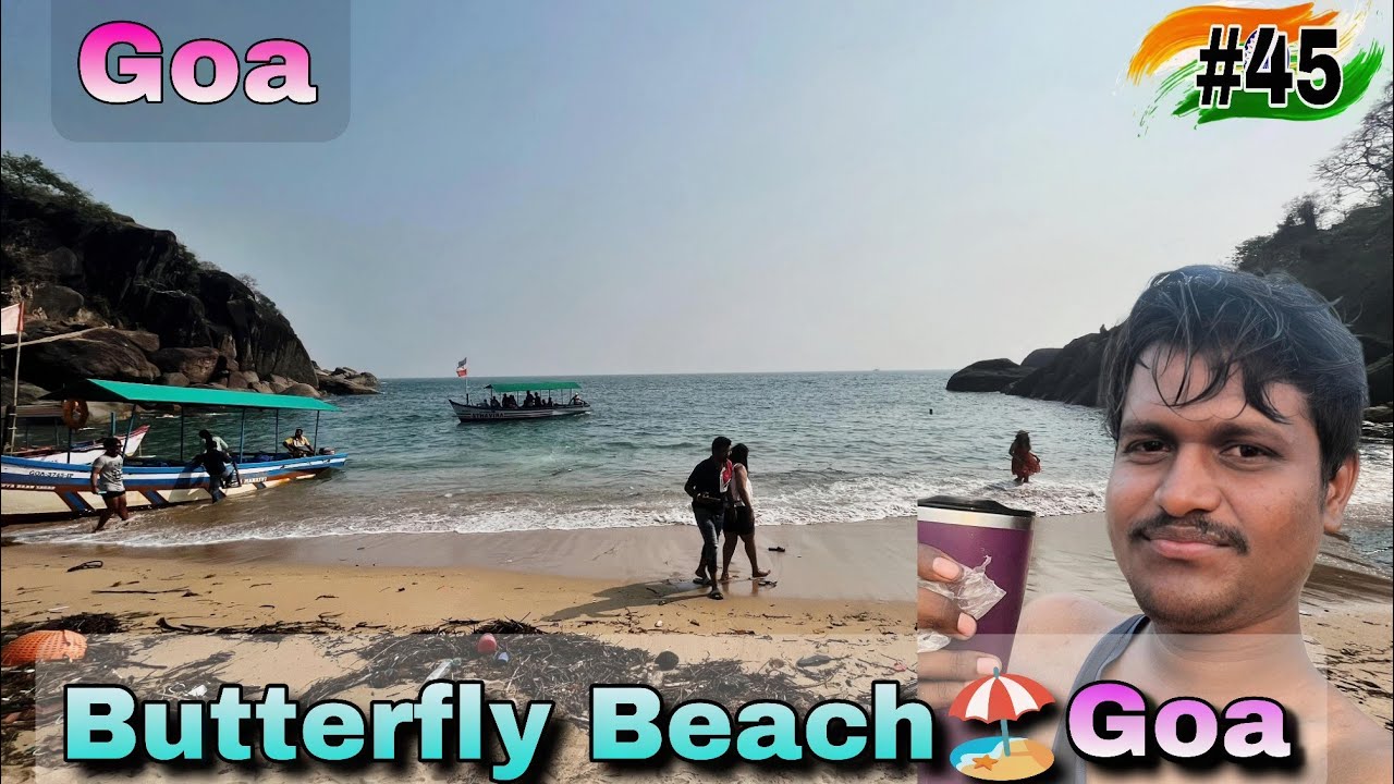 Butterfly beach trek | Polem beach goa | Goa vlog 2024 - YouTube
