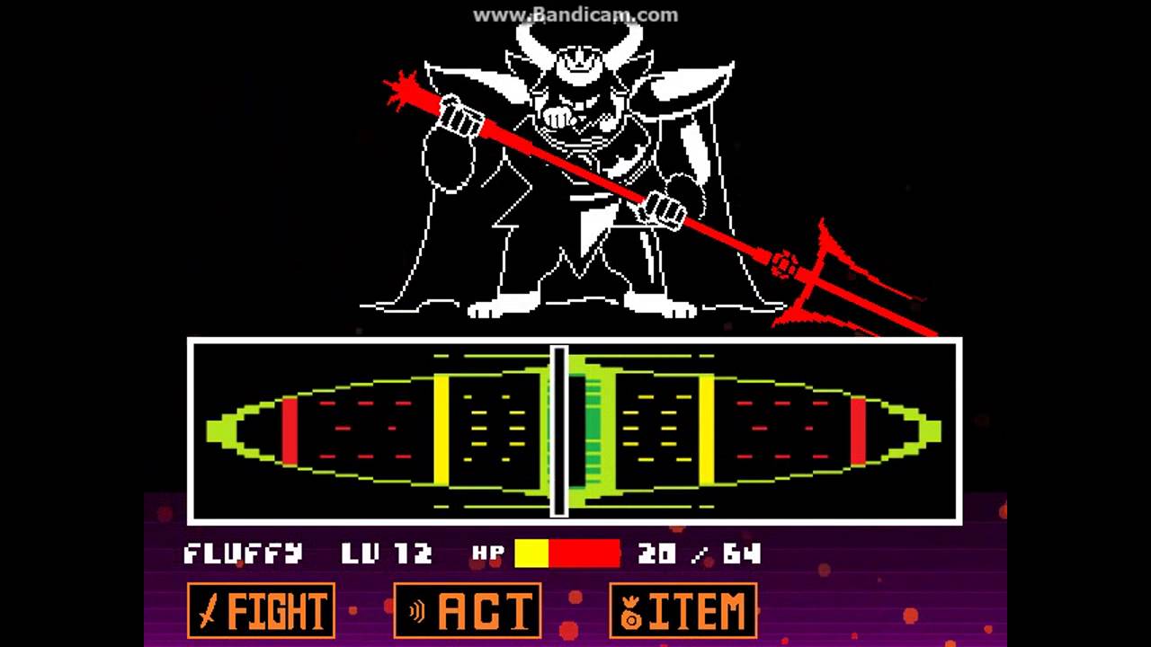 Undertale: ASGORE Fight (Neutral Run Mid-Boss) - YouTube
