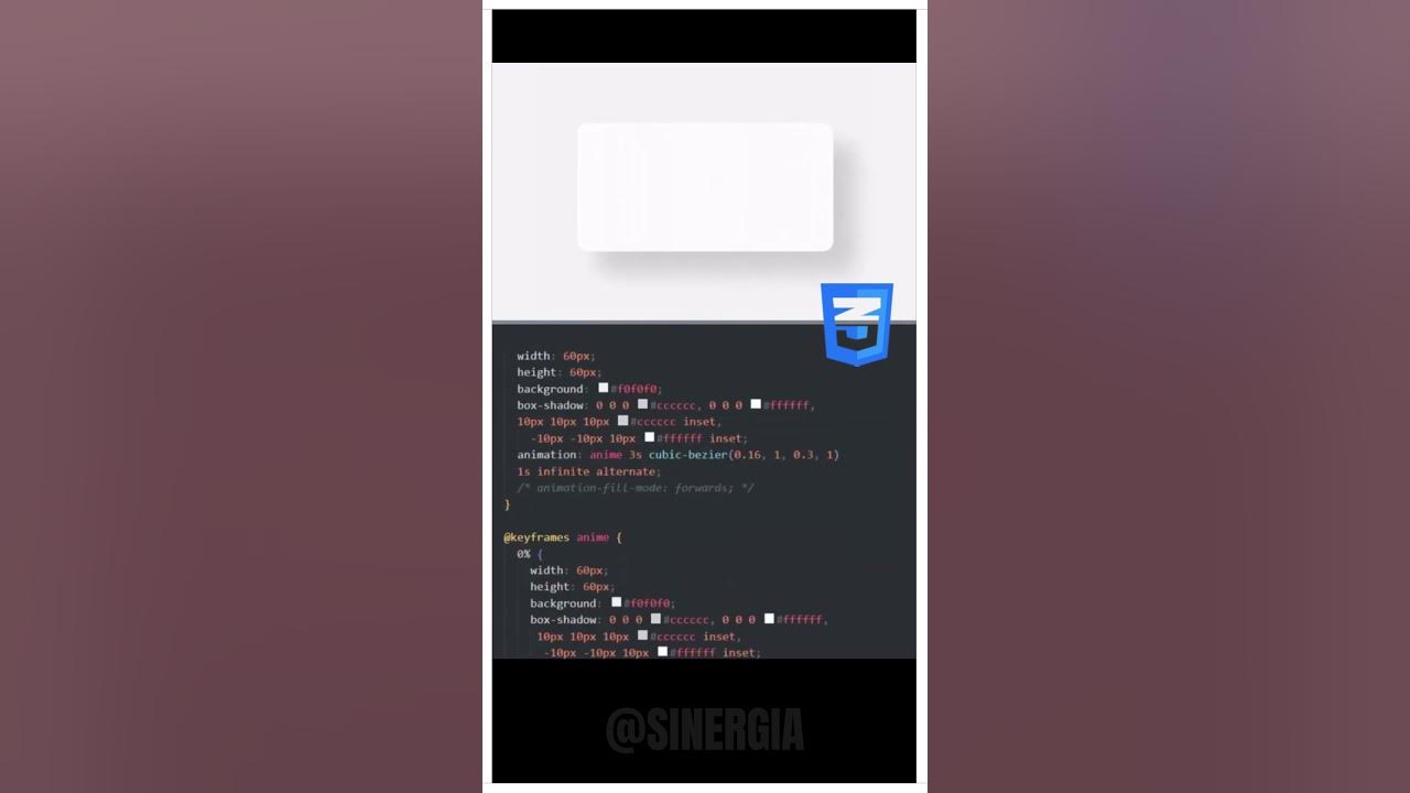 Animación genial con HTML y CSS 🎨💻 #shorts #desarrolloweb - YouTube