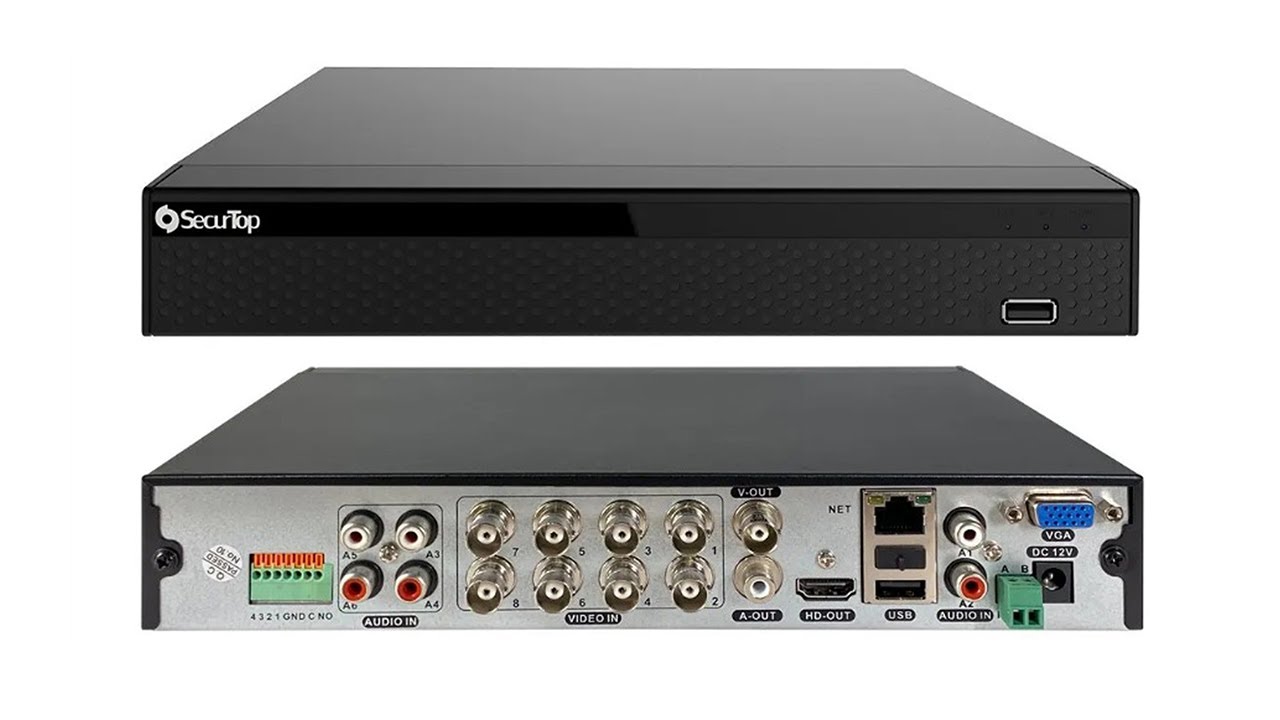 Dvr XVR 4K 5in1 8Mpx - YouTube
